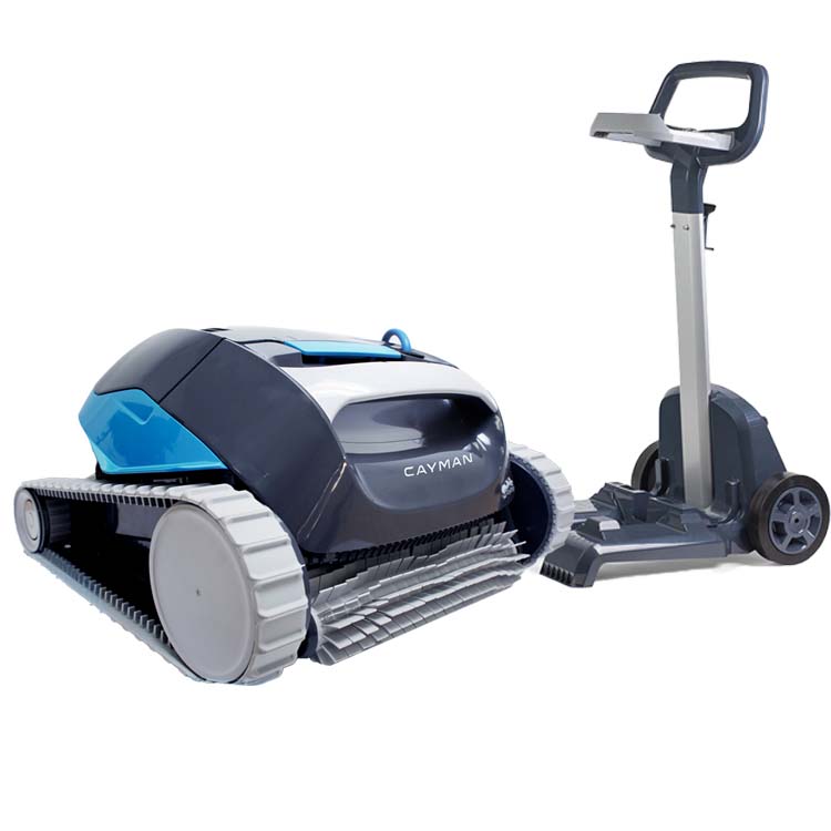 Dolphin Cayman Bundle with Universal Caddy – PoolRobots