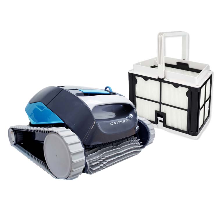Dolphin Cayman with NanoFilter UltraBin Bundle – PoolRobots